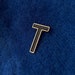 Letter L Enamel Pin Letter L Lapel Pin Initial Letter Patch Alphabet ...