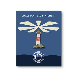 Lighthouse Enamel Pin Sailor Lapel Pin Lighthouse Pin Badge Sea Pin ...