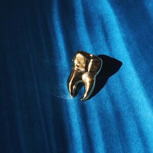 Enamel Pin - Golden Tooth Pin - Dental Lapel Pin - Dentist Gift ...