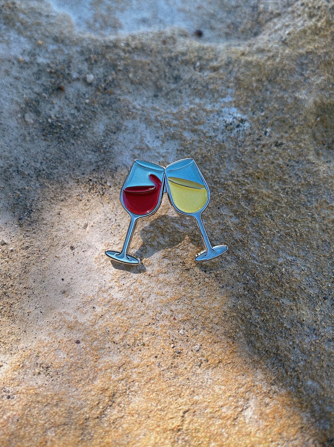 Wine Enamel Pin Red and White Wine Pin Wine Buddy Gift Cute Party Pin ...