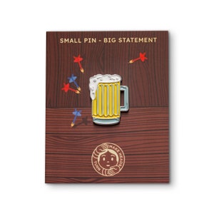Beer Pin - Cheers Enamel Pin - Pub Accessories - Alcohol Patch - Cute ...