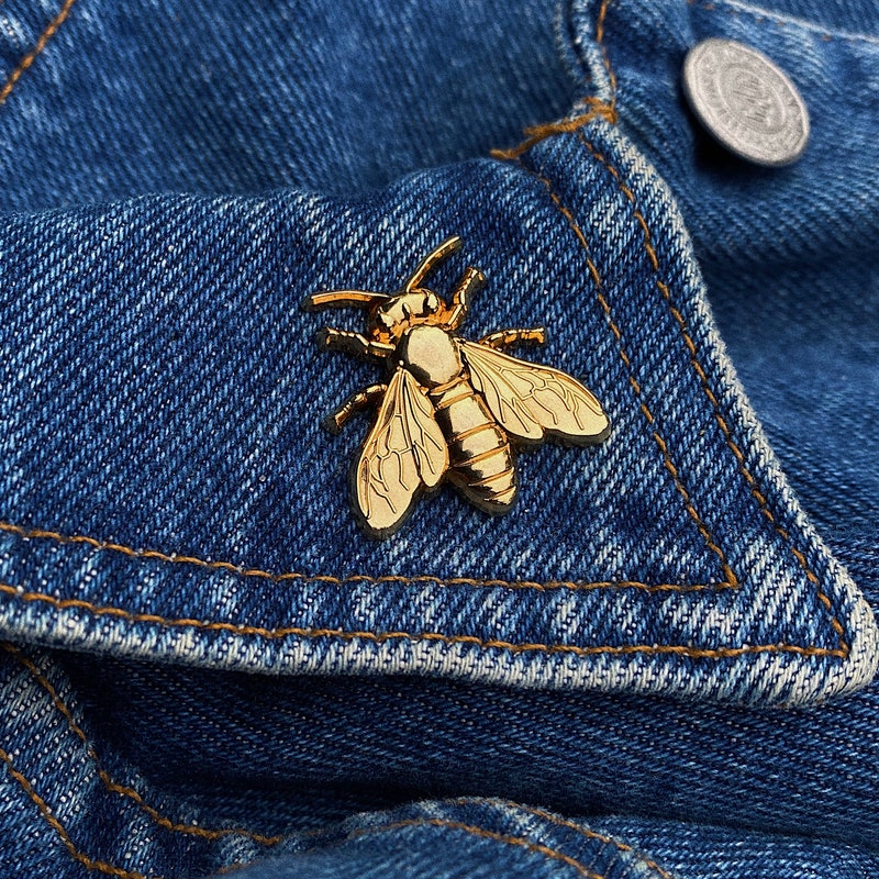 Bee Lapel Pin - Etsy