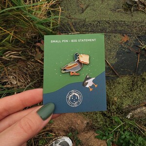 Lucky Duck Enamel Pin - Duck Lapel Pin - Birds Lover Badge - Nature ...