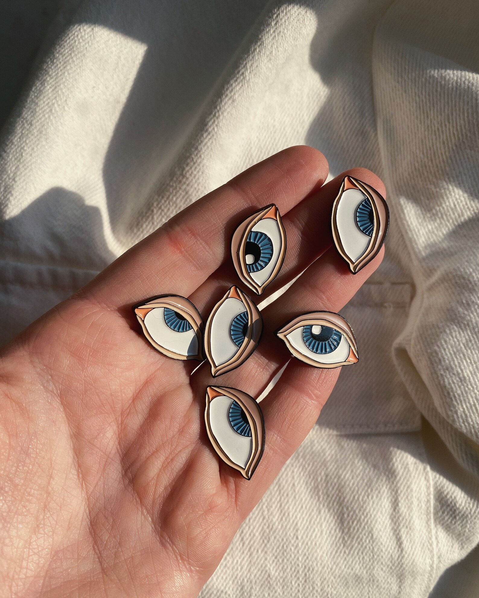 Rolling Eyes Pins Enamel Eyes Pins Set Funny Pins Unique | Etsy