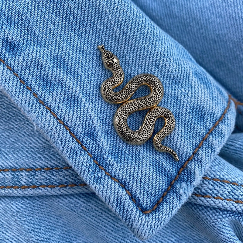 Snake Pin - Etsy