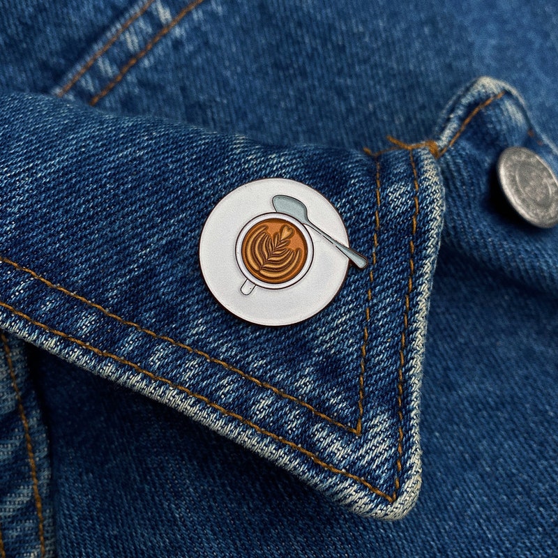 Enamel Pin Coffee - Etsy