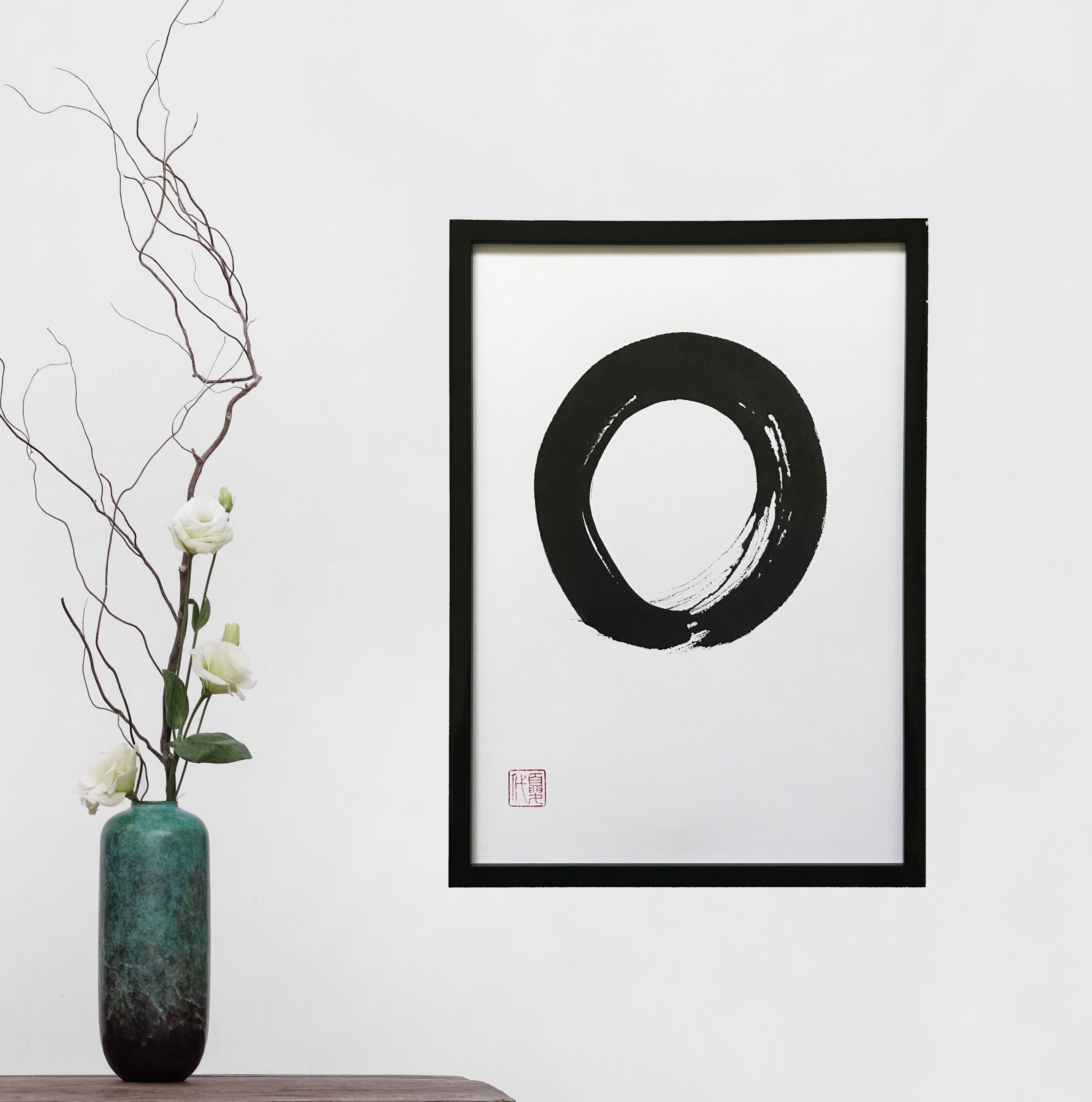 Enso Original Japanese Calligraphy, Japanese Art, Japan, Japanese Gift ...