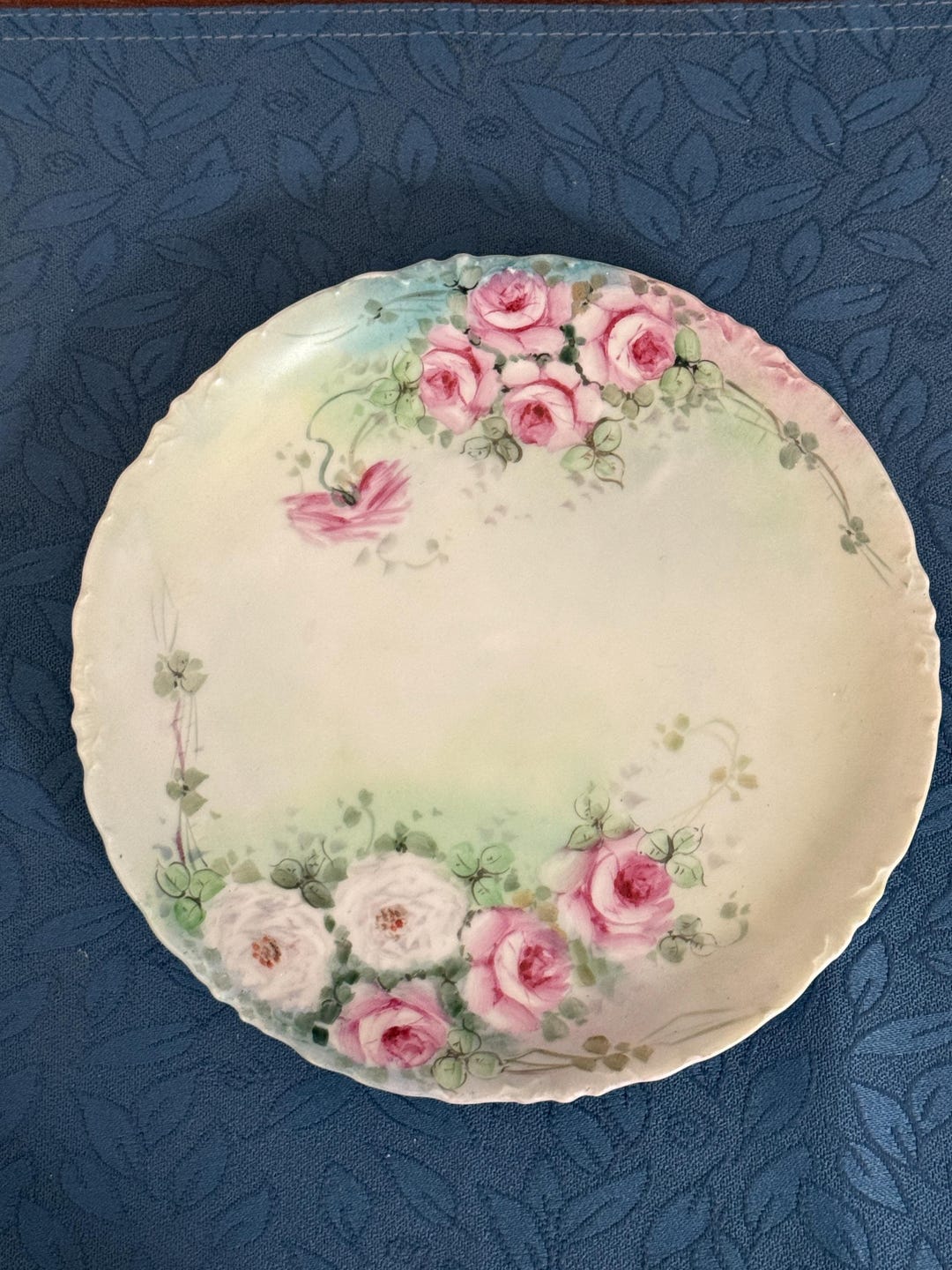 Antique RC Rosenthal Floral Plate - Etsy