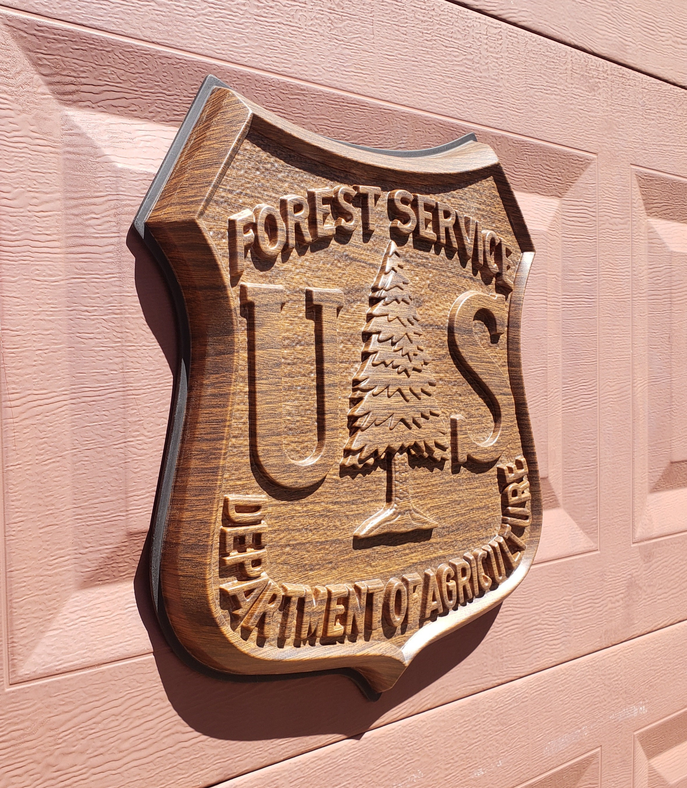 Forest Service Shield Display Sign - Etsy
