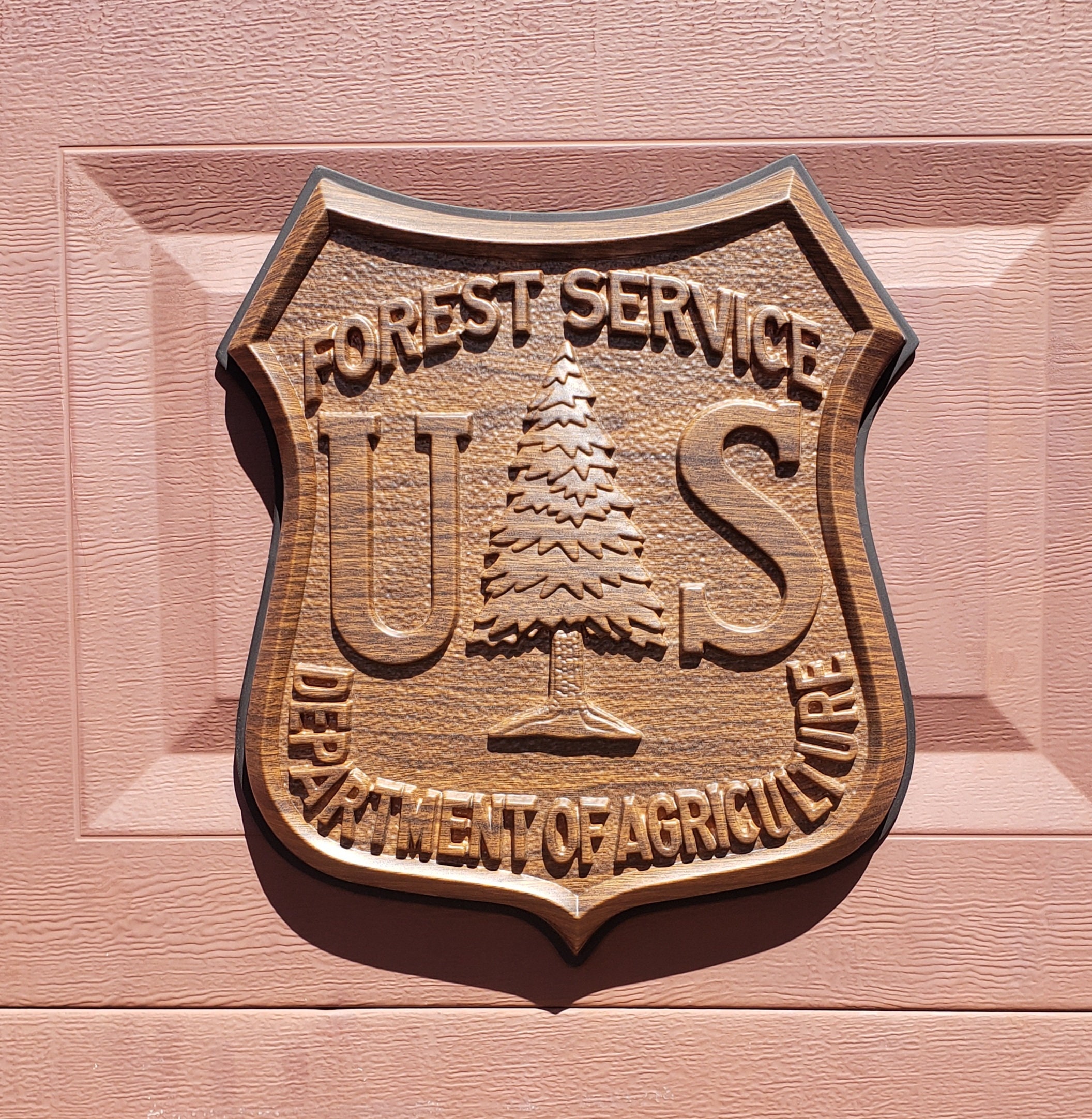 Forest Service Shield Display Sign - Etsy