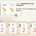 Bilingual Number Cards | Flashcards | Minimalist Watercolor Effect ...