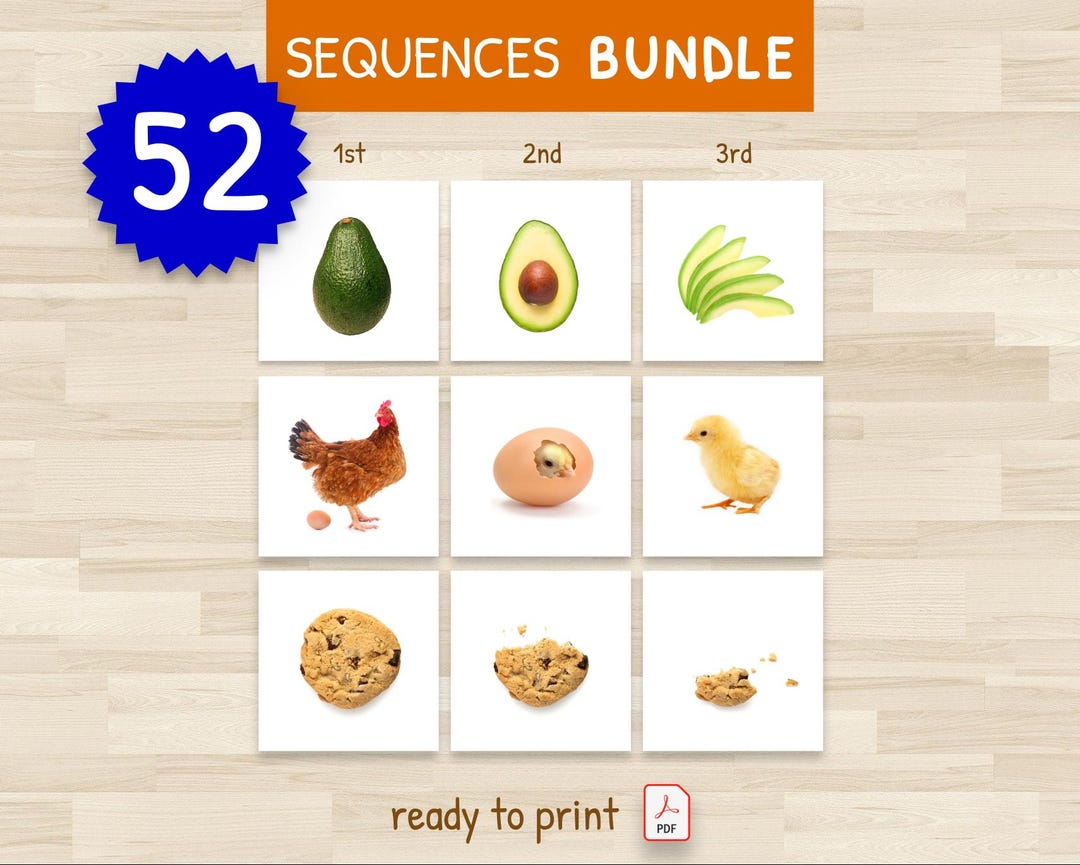 3-step Sequencing Exercise – Kids Sequencing Activities – 52 ...