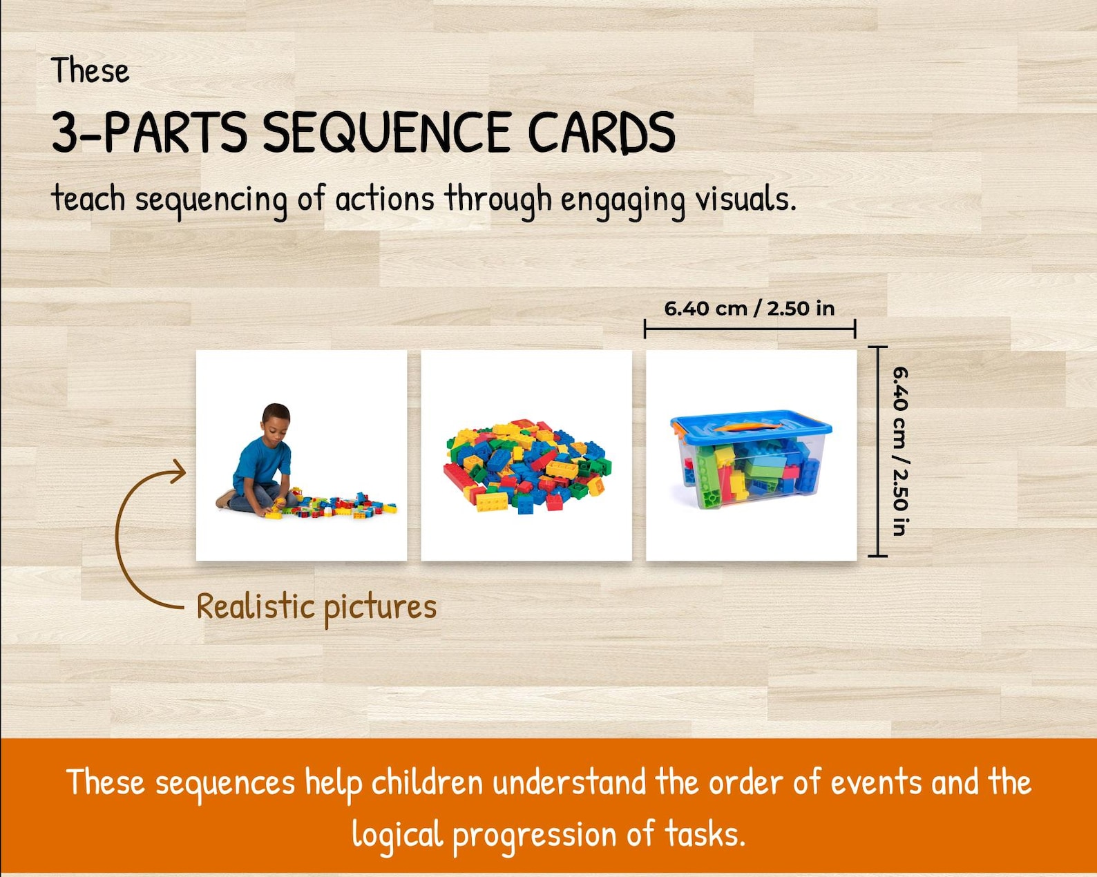 12 Montessori Educational Sequencing Cards Activity Sequence Daily ...
