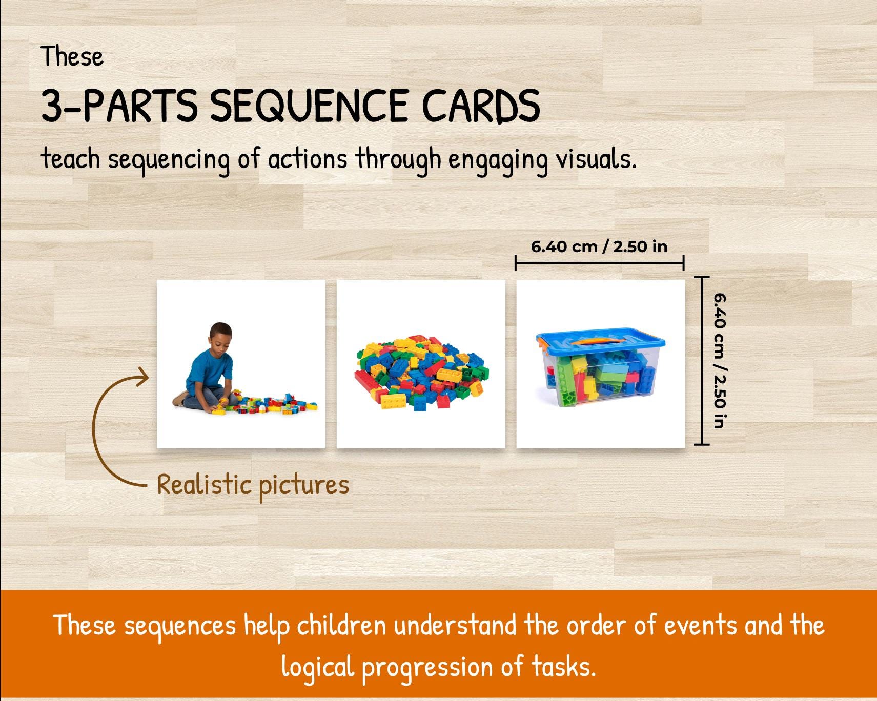 12 Montessori Educational Sequencing Cards Activity Sequence Daily ...
