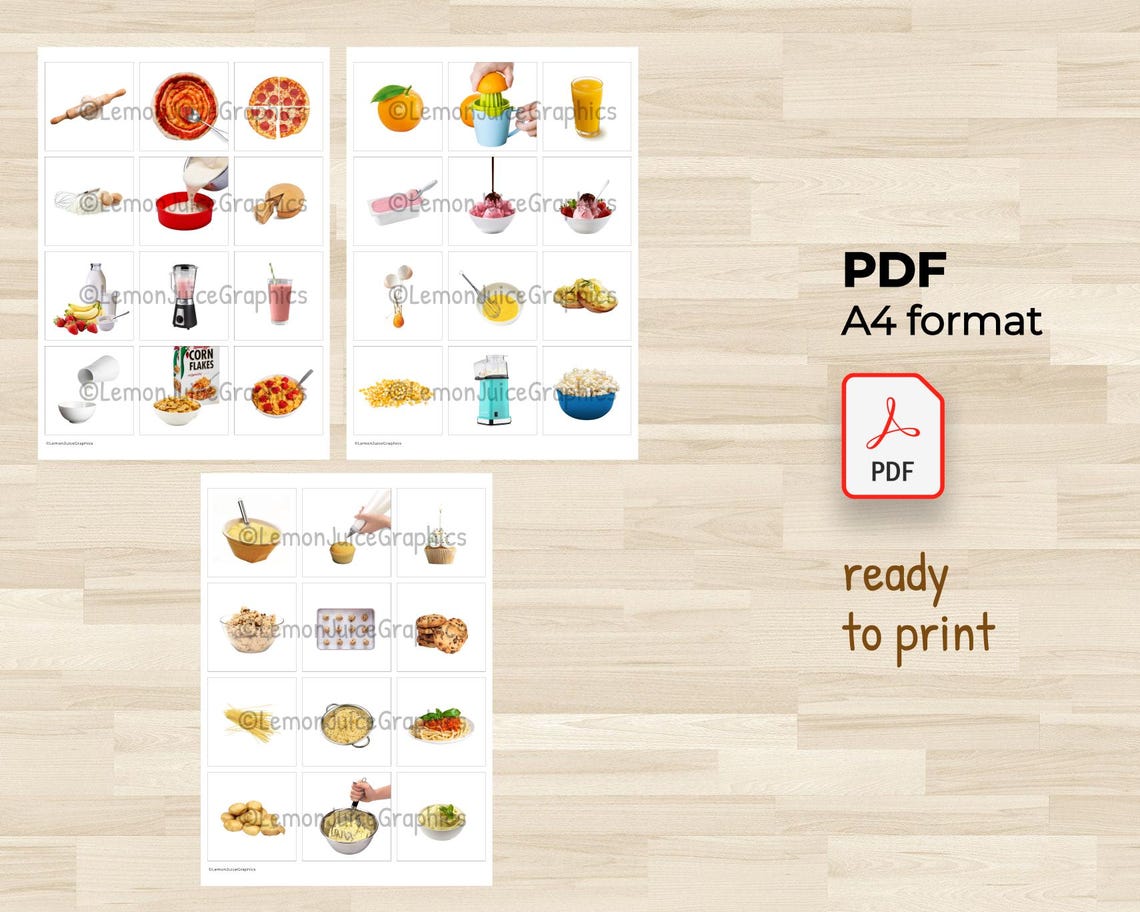 REAL PICTURES 3-step Sequencing Exercise Kids Recipes Sequences 12 ...