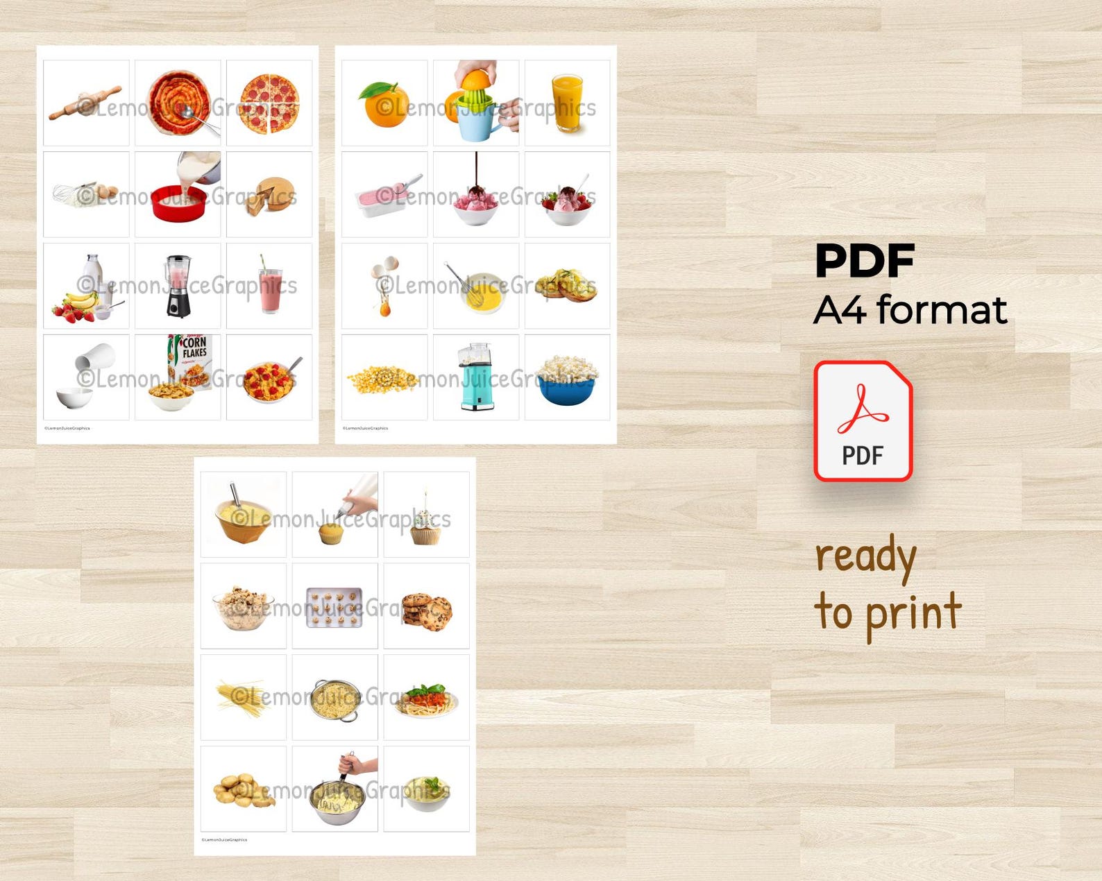 Recipe Sequencing Cards Montessori Activity How to Cook Food ...