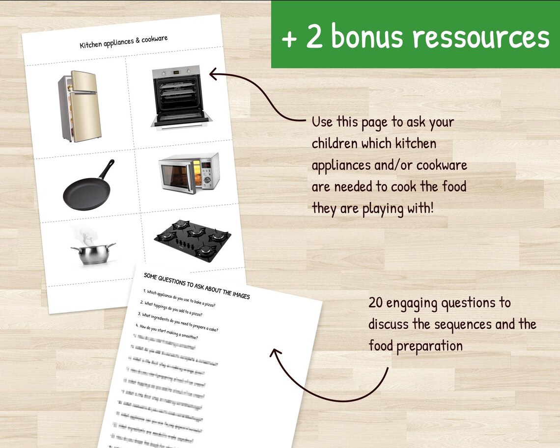 REAL PICTURES 3-step Sequencing Exercise Kids Recipes Sequences 12 ...