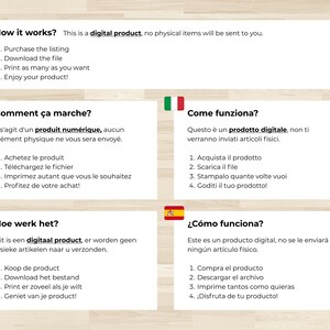 22 Montessori EDITABLE Flash Cards in French + Dutch | Montessori Cards ...