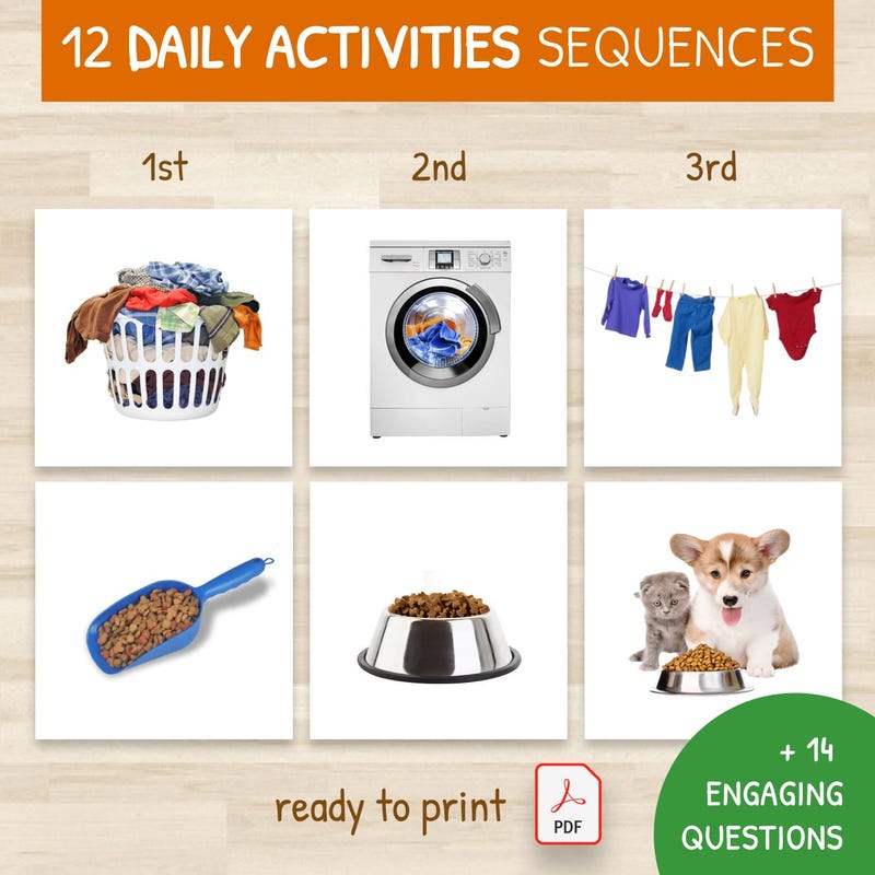 Printable Sequencing Cards - Etsy