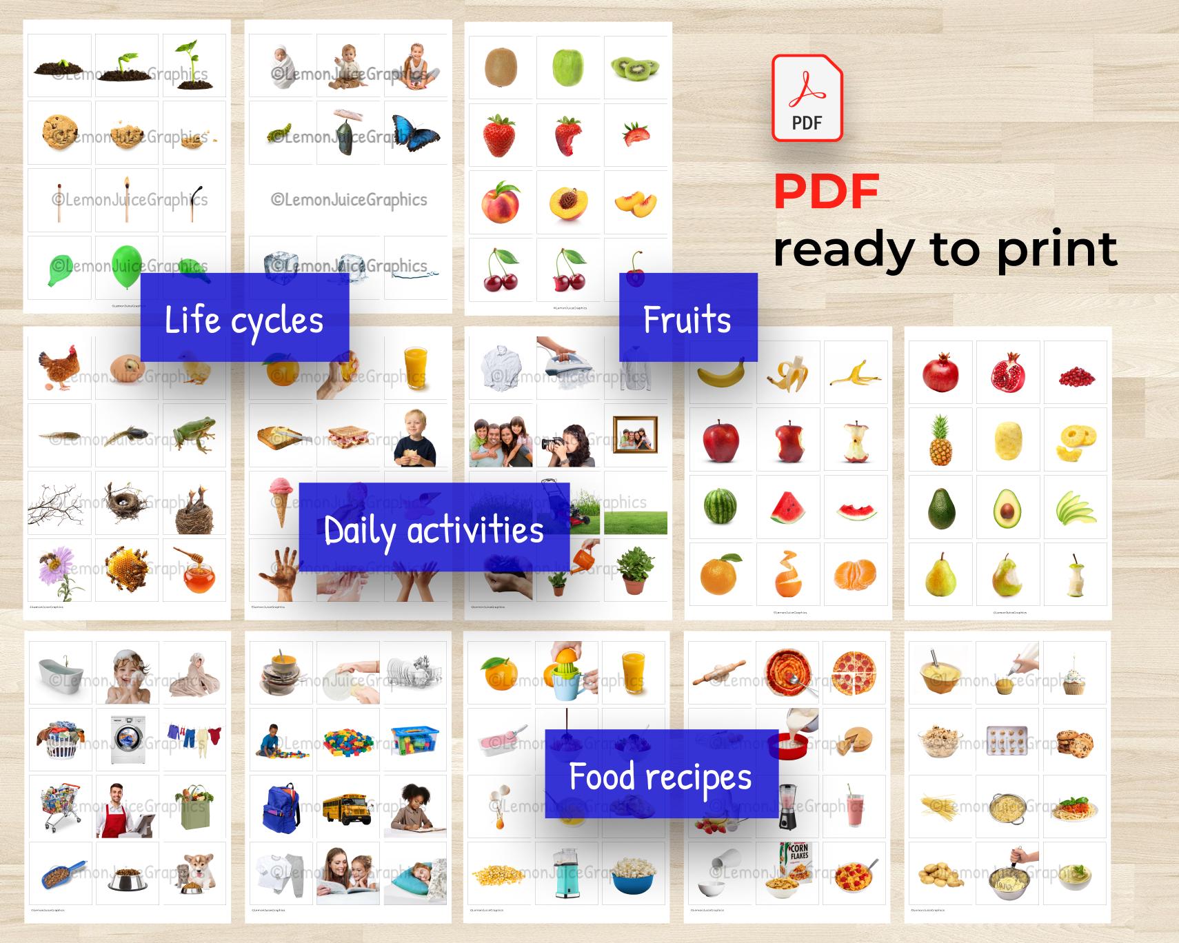 3-step Sequencing Exercise Kids Sequencing Activities 52 Educational ...