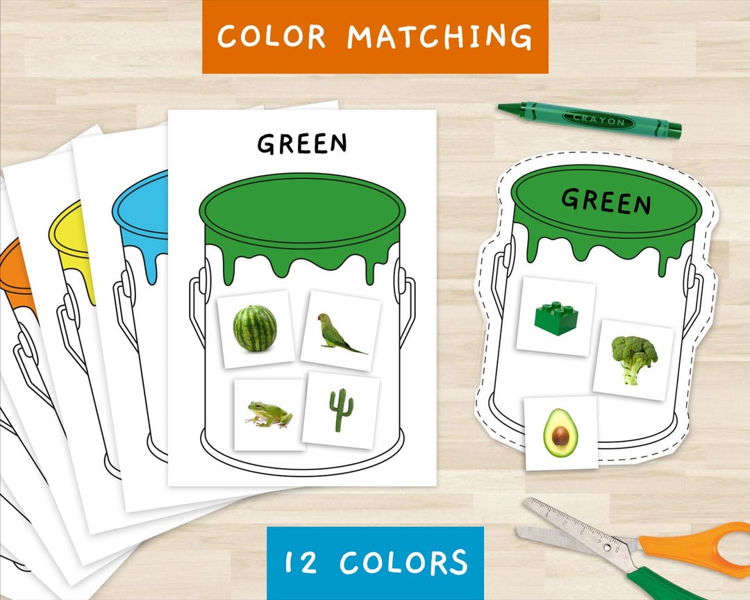 Color Sorting Paint Cand Game Montessori for Kids Activity Fun ...