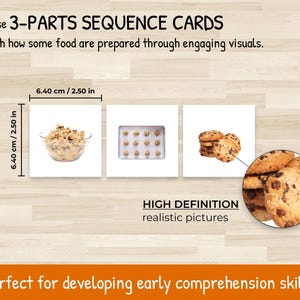 Recipe Sequencing Cards Montessori Activity How to Cook Food ...