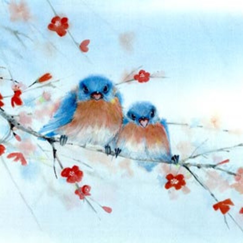 Bluebird Print - Etsy