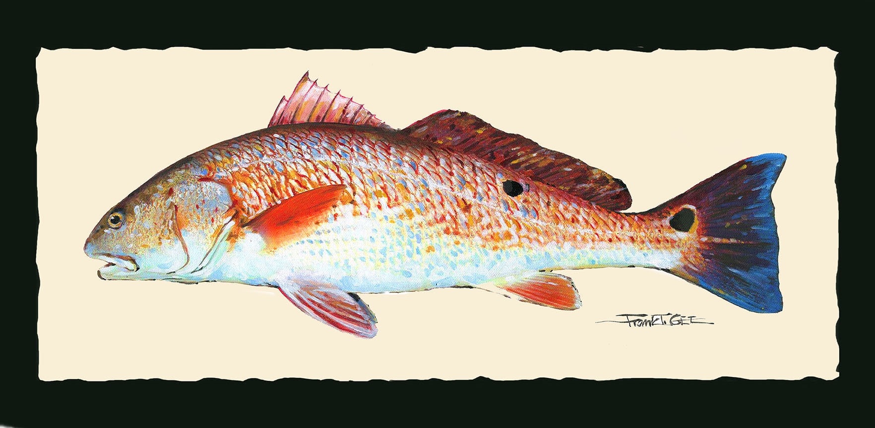 Red Fish Print Fish/ Ocean Art/fish Painting - Etsy