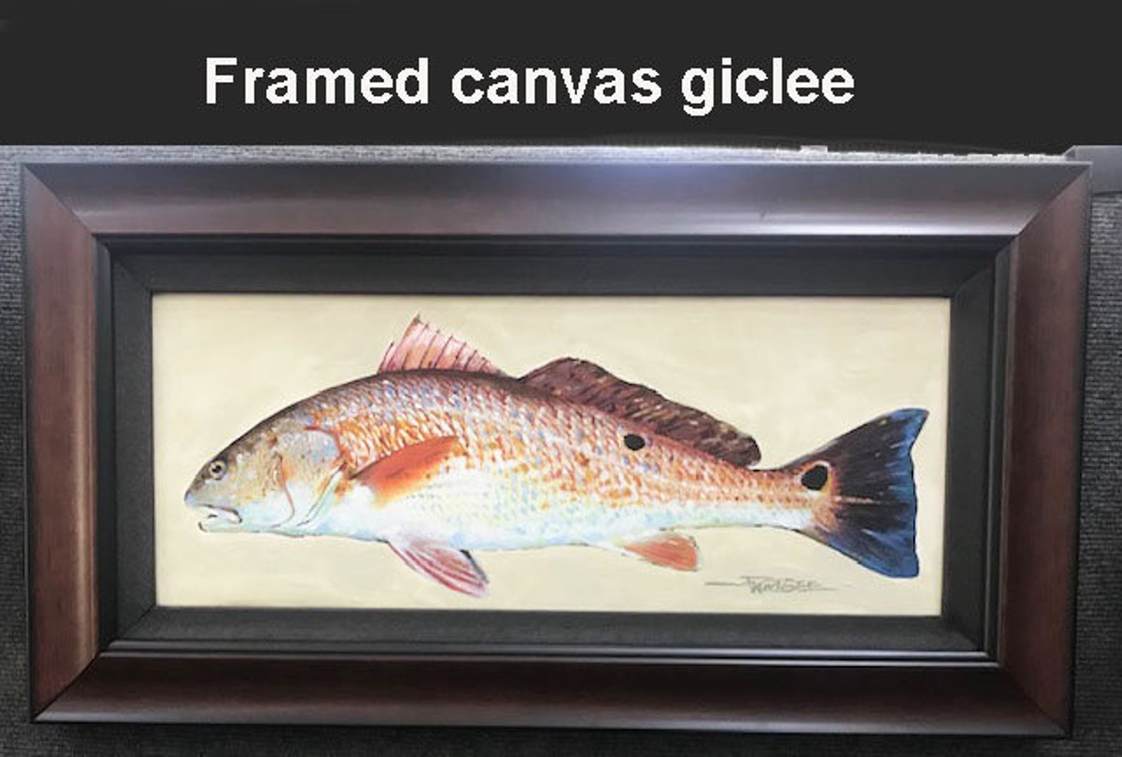 Red Fish Print Fish/ Ocean Art/fish Painting - Etsy