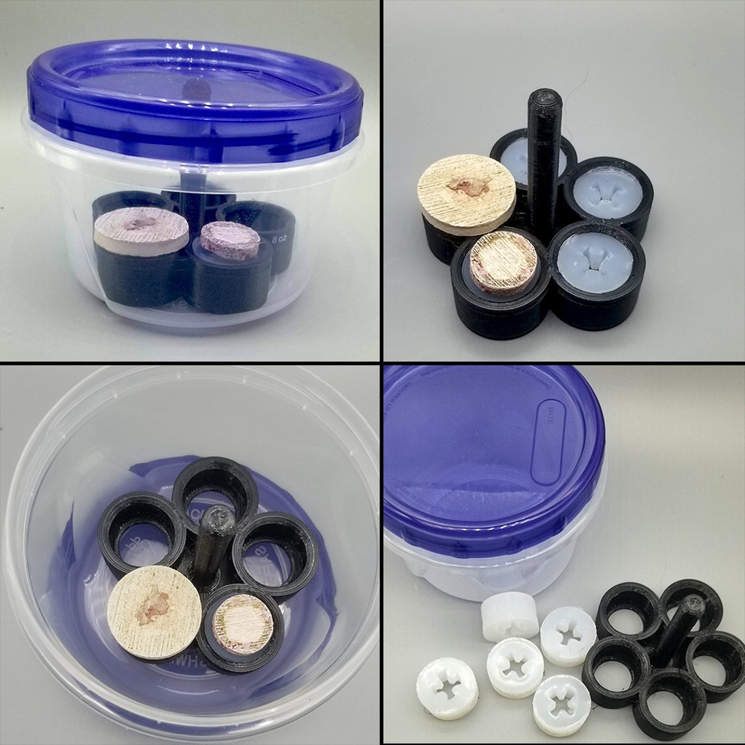 Coral Carrier - 5 Spot W/ Water Tight Container & Removable Frag Locks ...