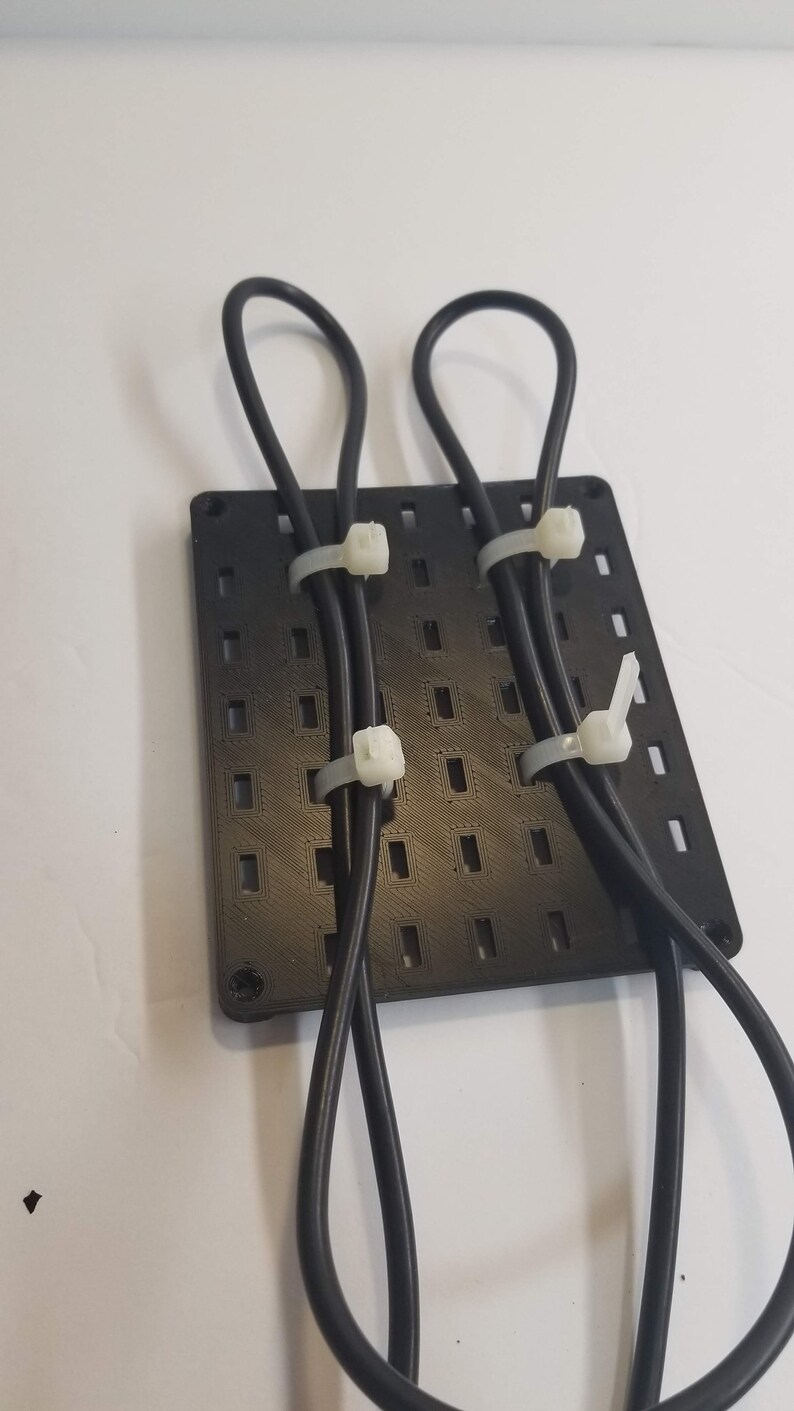 Wall Mountable Zip Tie Board / Holder for Power Bricks - Etsy