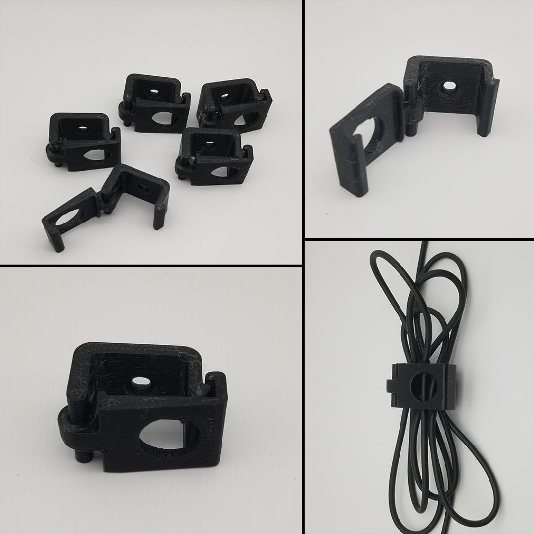 Wall Mountable Hinged Snapping Cable Clips - Etsy