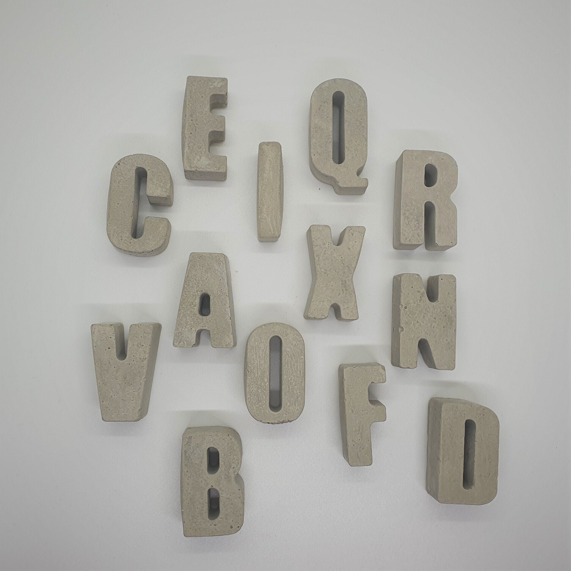 Letter Lettering RELAX Concrete Letter Decoration Wellness Concrete ...
