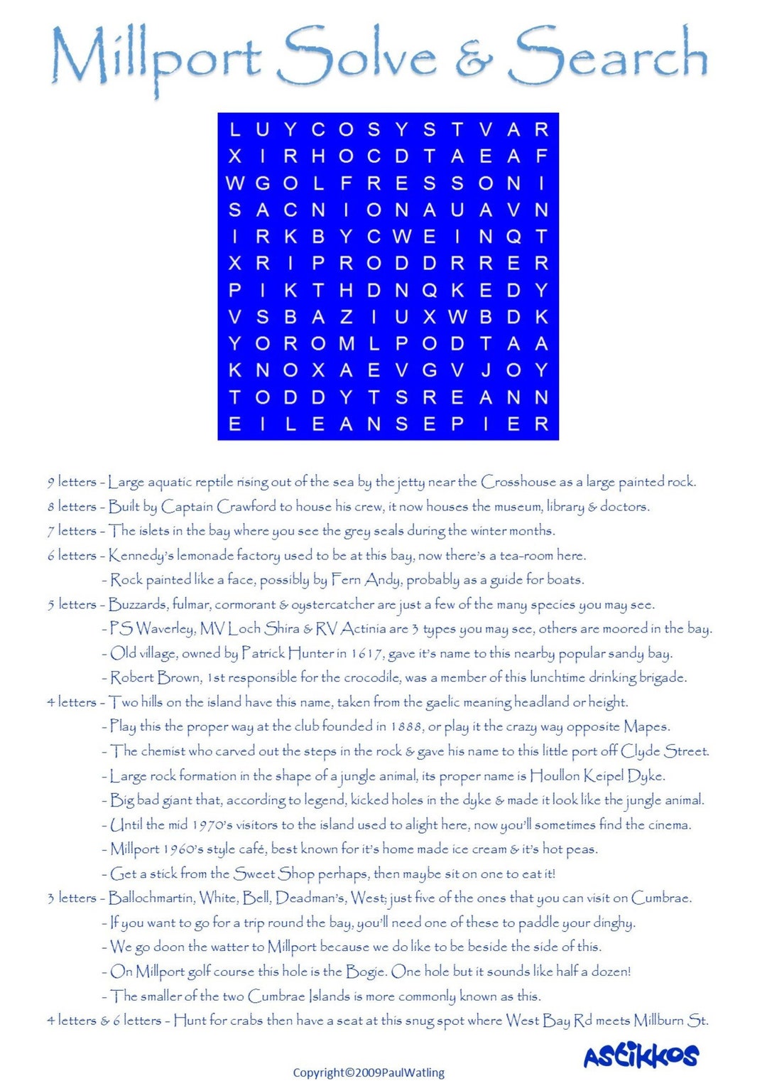 Bespoke Custom-made 'solve & Search' 20 Word Puzzle - Etsy