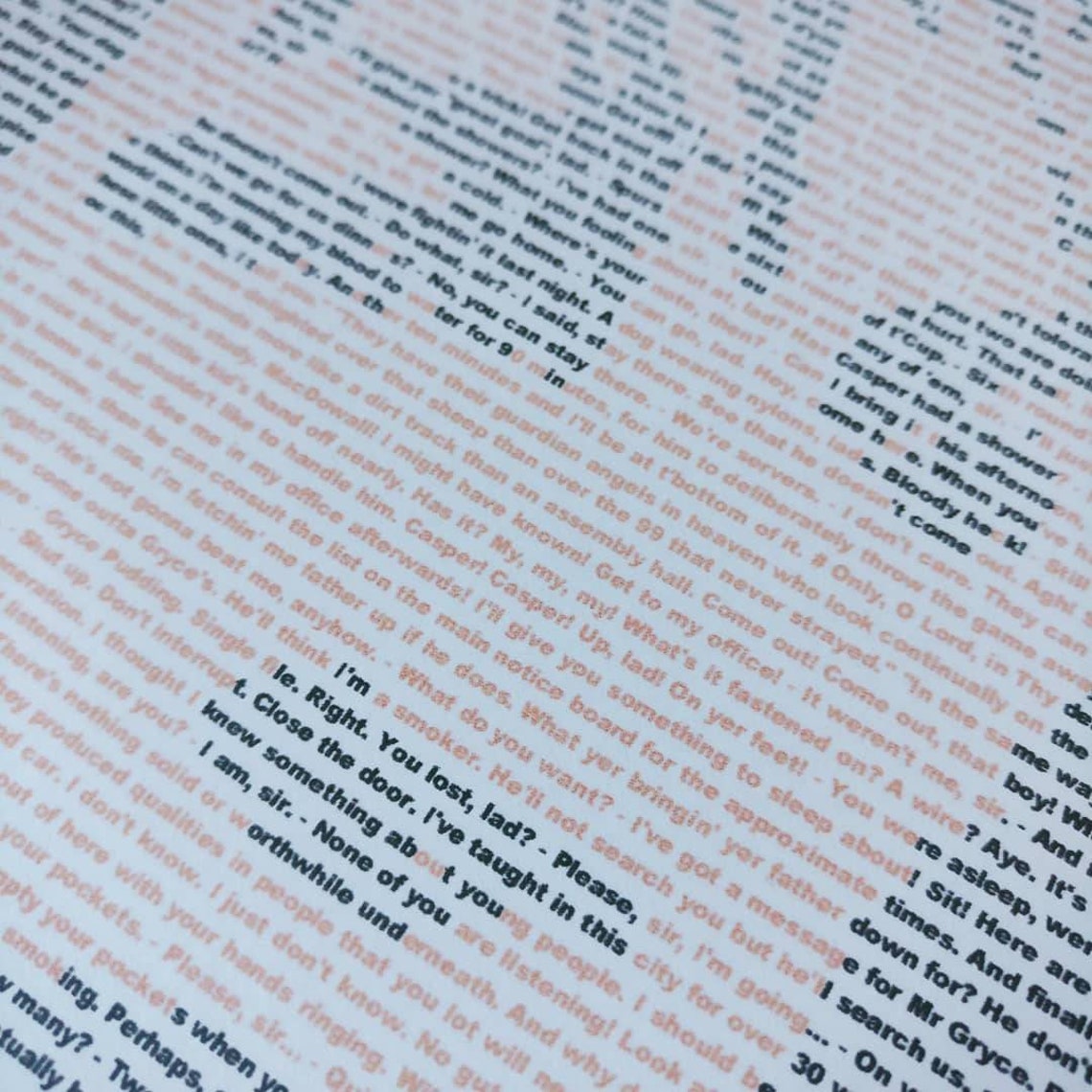 Kes Movie Script Poster Unique Posters With a Twist Great - Etsy