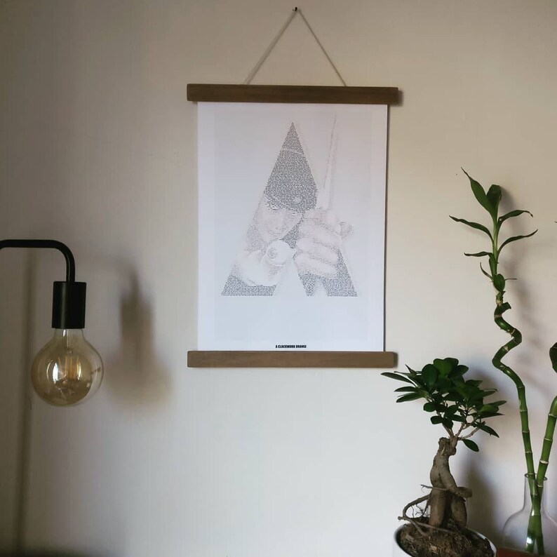 A Clockwork Orange Movie Script Poster Unique Posters With - Etsy