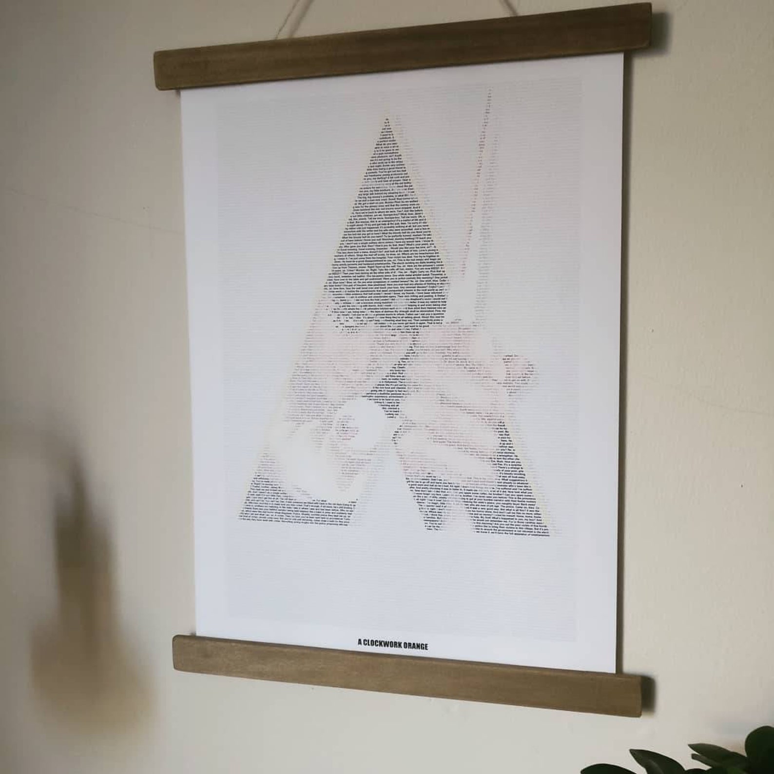 A Clockwork Orange Movie Script Poster Unique Posters With - Etsy