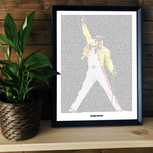 Bohemian Rhapsody Movie Script Poster Unique Posters With a Twist Great ...