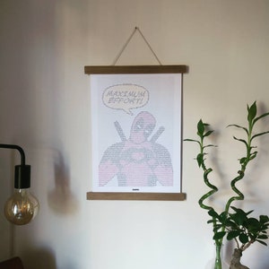 Deadpool Movie Script Poster Unique Posters With a Twist Great Gift for ...