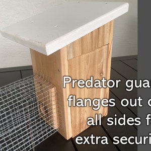 Insulated Roost Box for Songbirds | Cedar | Predator Guard ...