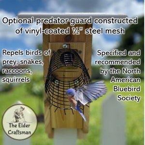 Peterson Bluebird House | Cedar | Insulated | Front Opening | Predator ...