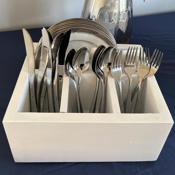Silverware Caddy - Etsy