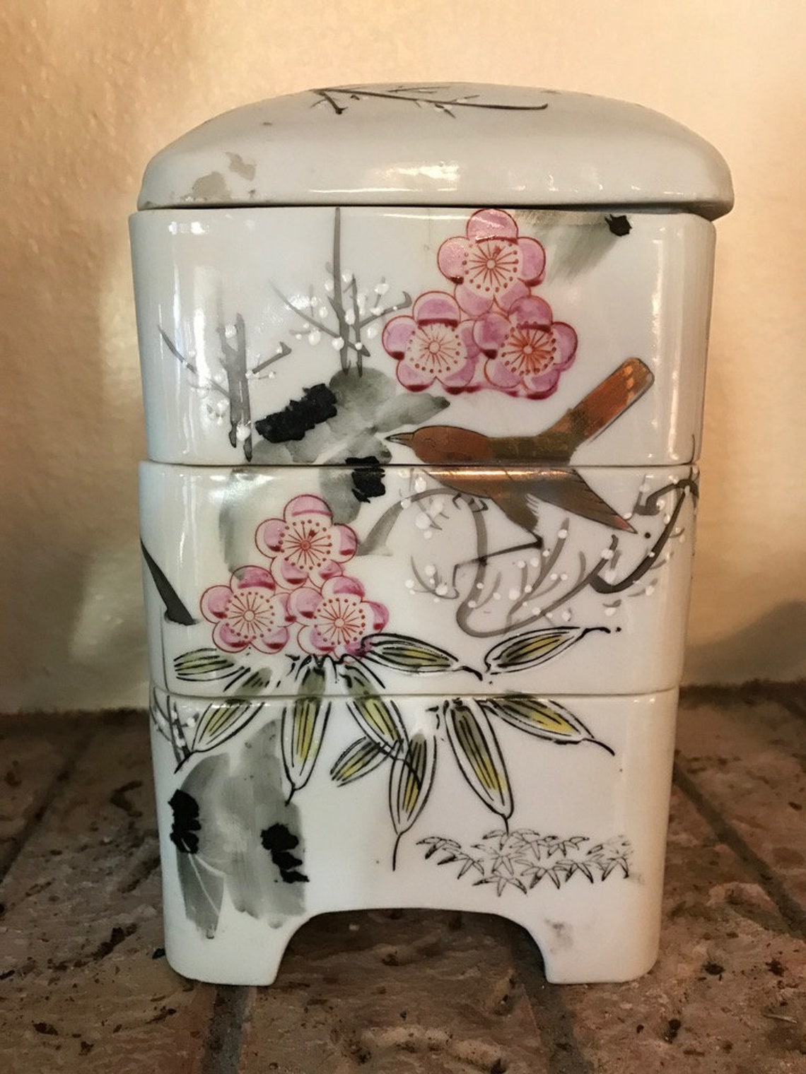 Japanese Bento Box Porcelain Vintage - Etsy