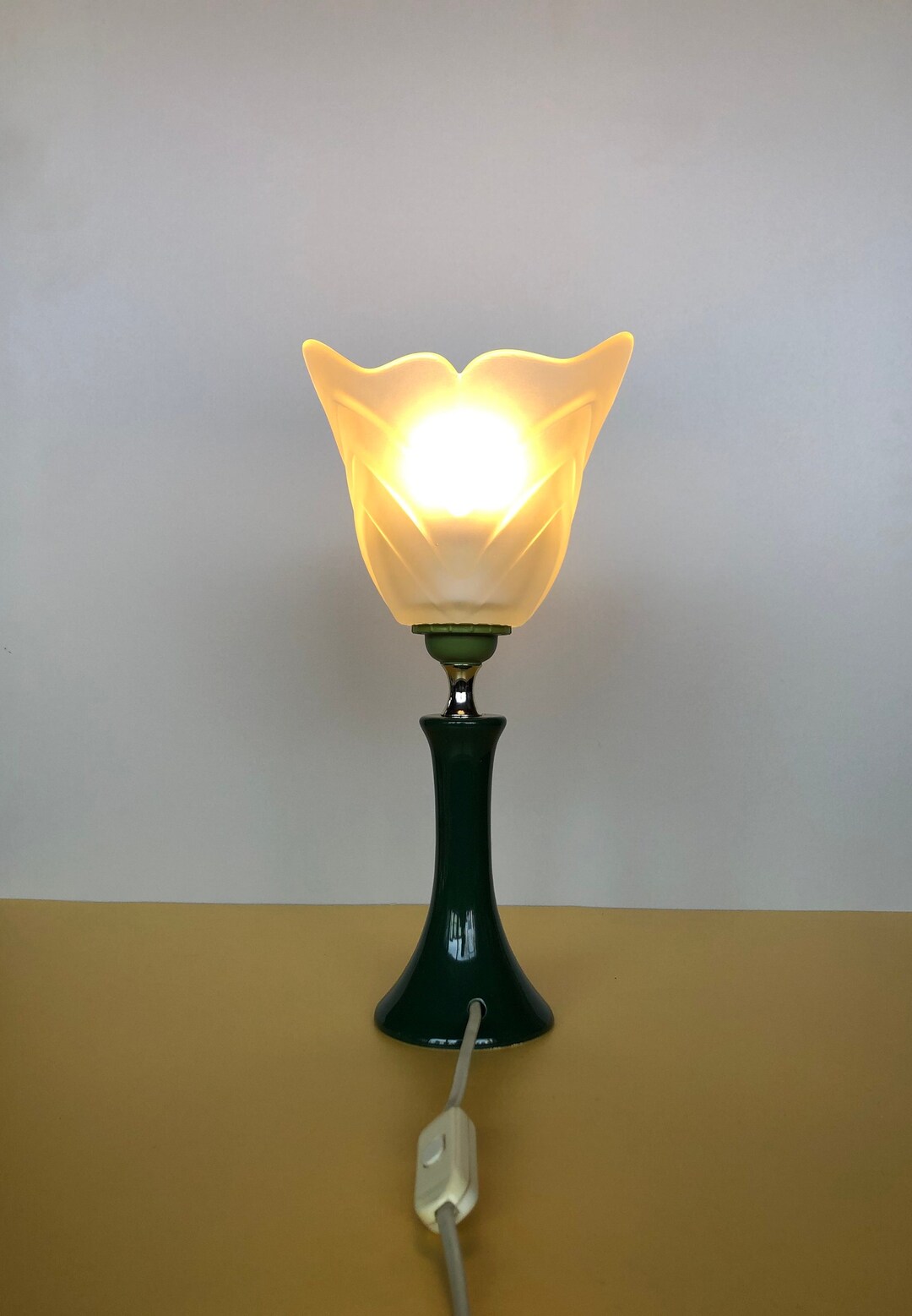 VINTAGE69 Tulip Lamp HB Dutch Design Mid Century Green 1960 Table Lamp ...
