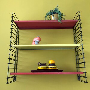 VINTAGE69 Tomado Dutch Design Wall Rack 3 Shelves String Regal Mid ...