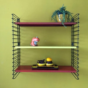 VINTAGE69 Tomado Dutch Design Wall Rack 3 Shelves String Regal Mid ...