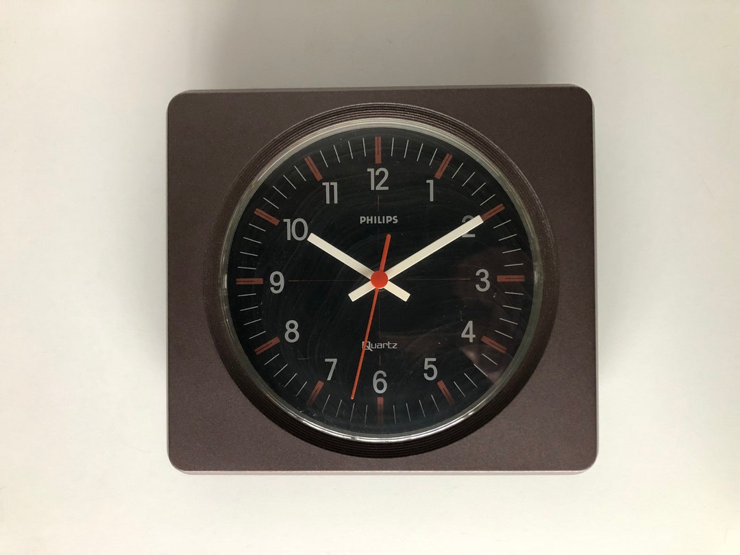 VINTAGE69 - Philips - HF Quartz - Type HR 5483 - Clock - Wall Clock ...