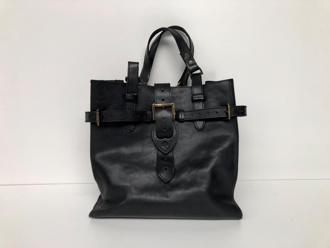 VINTAGE69 - Mulberry - Elgin Black Darwin Leather Bag - British Design ...