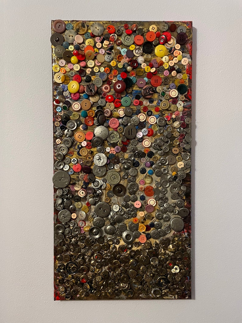 Button Painting - Etsy