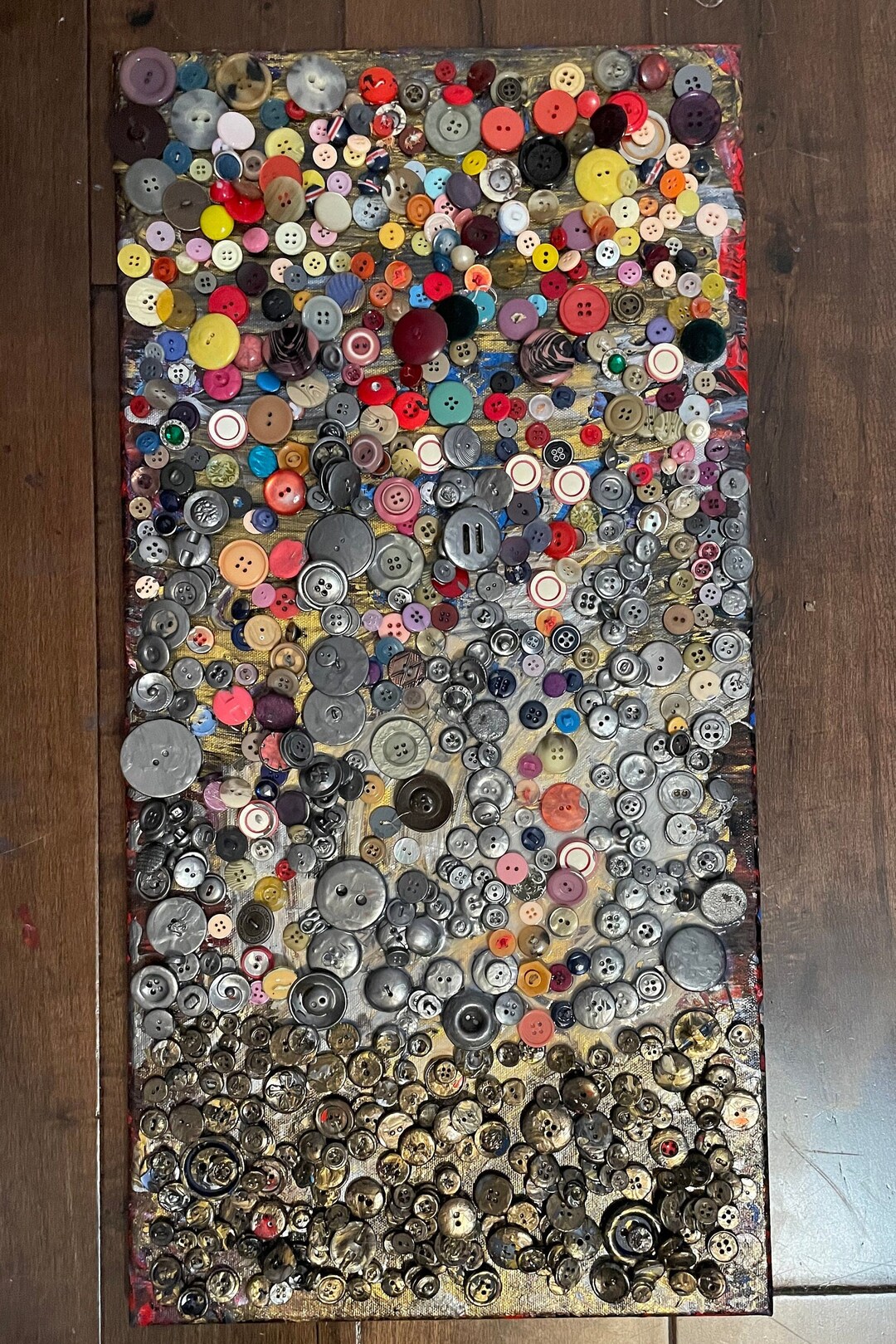 Button Painting - Etsy